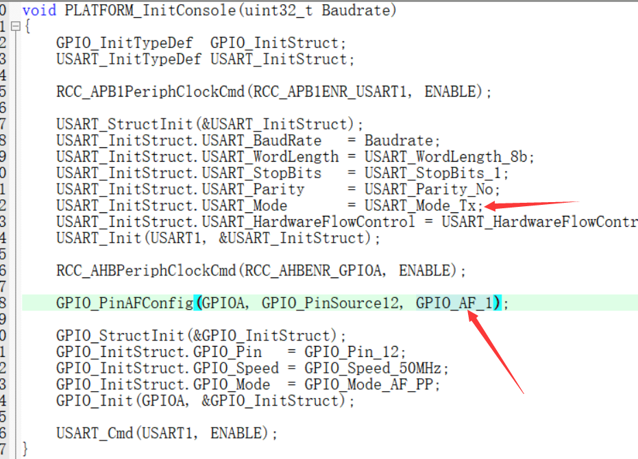 FTHR-G0001串口printf打印点亮LED-灵动微电子-芯查查