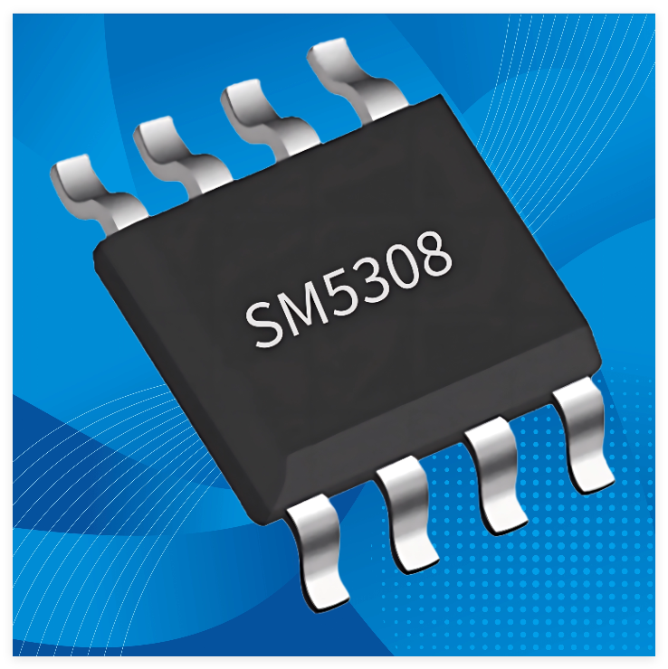 SM5308 移动电源SOC—2A充电2.4A放电+四模灯显/MCU双架构